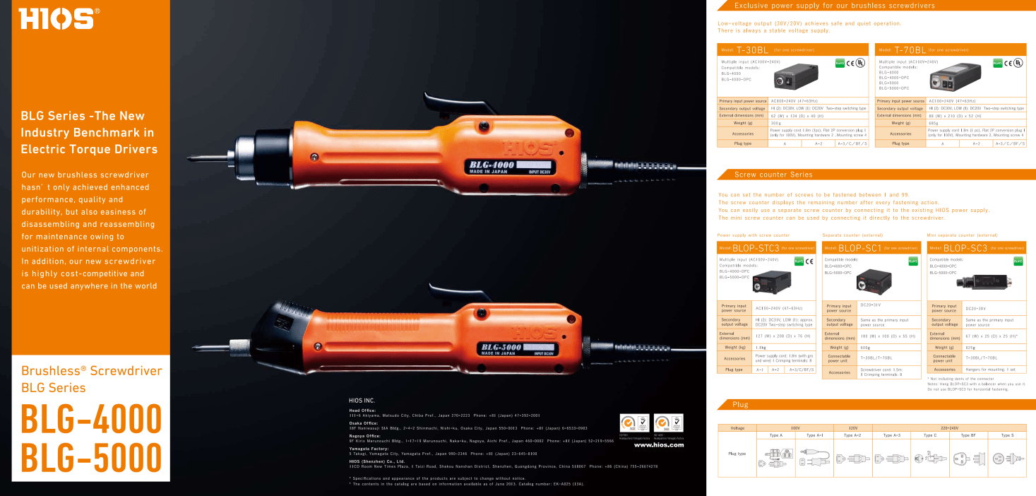 HIOS ไขควงไฟฟ้า Electric Screwdriver Electric Torque Screwdriver Torque ...